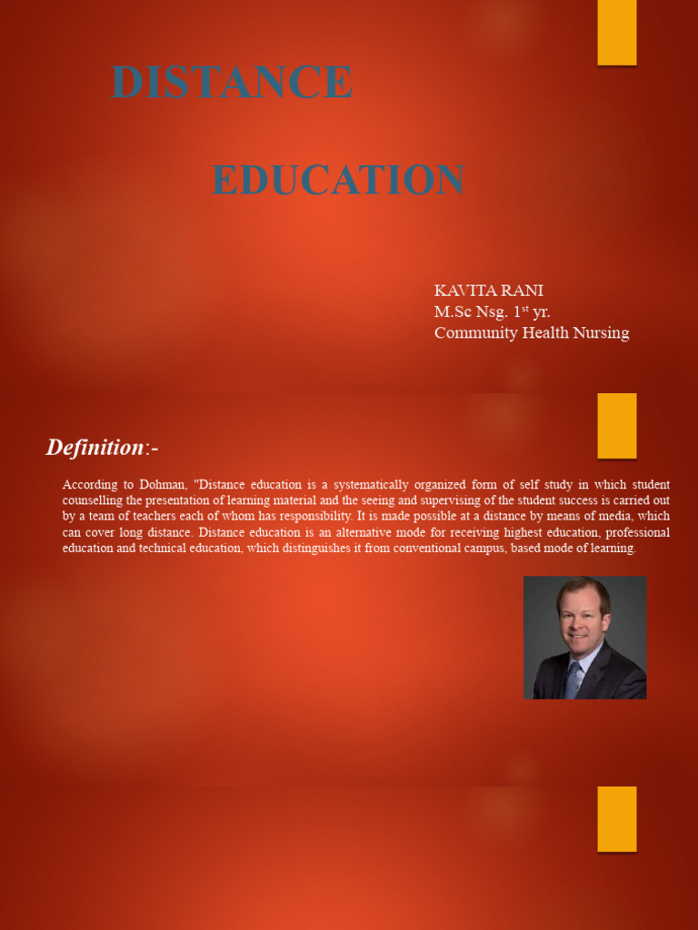 Distance: Education | PDF