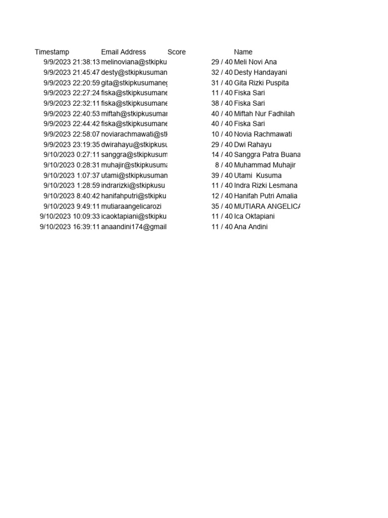 TOEFL STRUCTURE '23 (Jawaban) | PDF