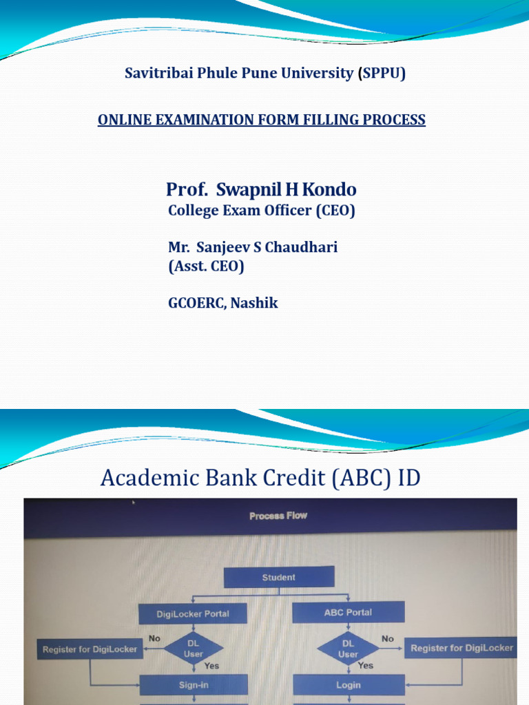 Online Exam Form Filling Process - SPPU | PDF | Password | University ...