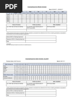 Toilet Log Sheet | PDF