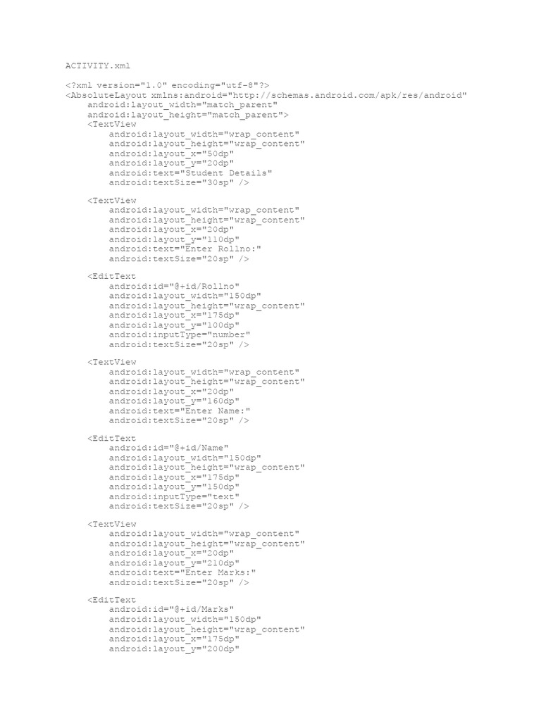 Database Sql Pdf Android Operating System Computer Programming