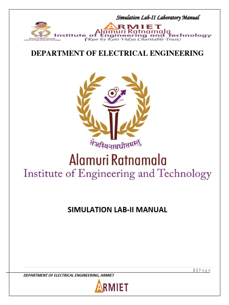 Simulation Lab-Ii Manual | PDF | Rectifier | Electromagnetism