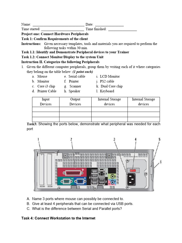 HNS Level I Practicl | PDF | Computer Hardware | Operating System