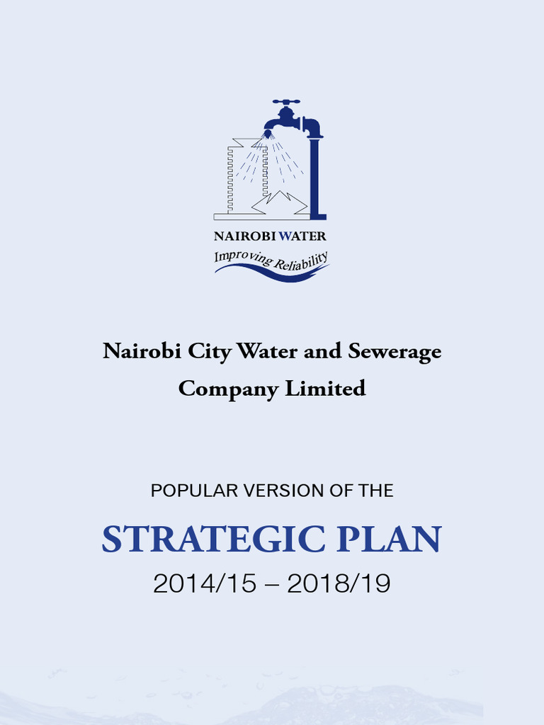 Nairobi Water Strategic Plan 2014-2019 | PDF | Strategic Planning ...