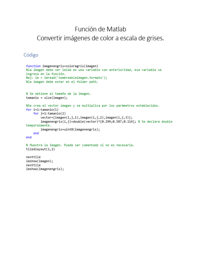 Matlab Function Rgb2gray Pdf