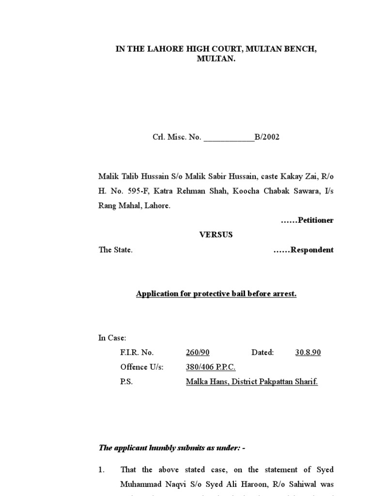pre-arrest-bail-protective-pdf-affidavit-bail