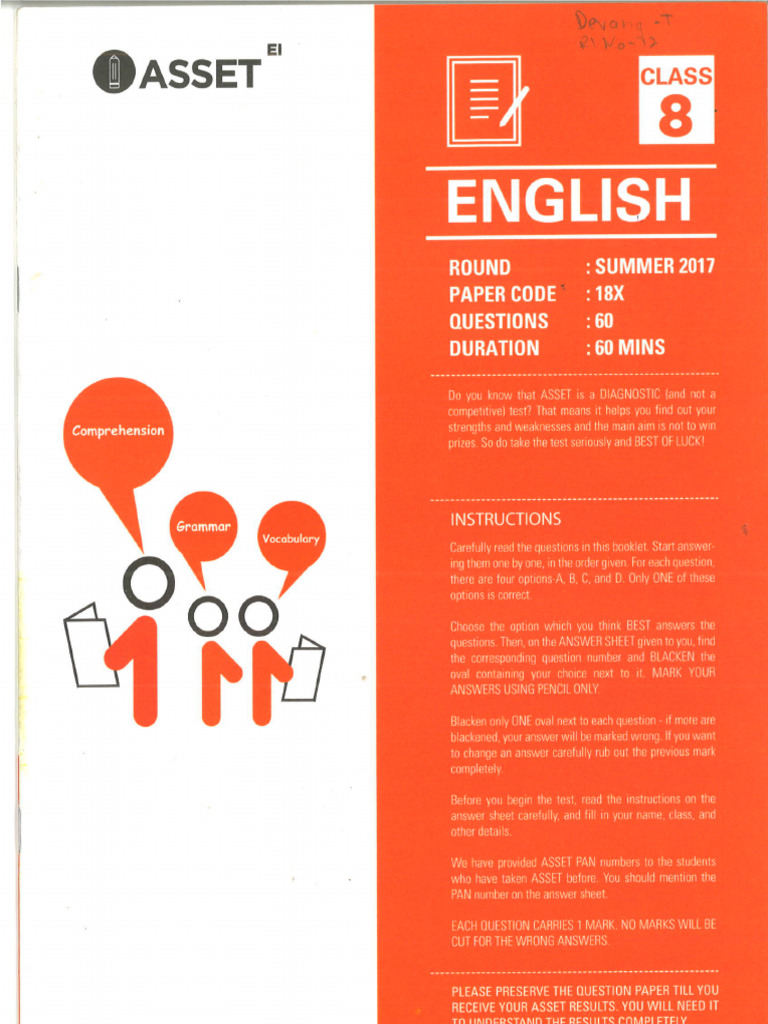 Grade 8 Asset English | PDF