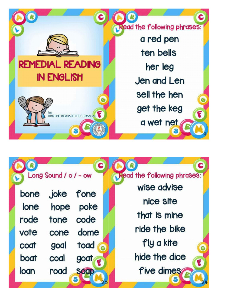 Remedial Reading | PDF