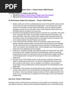 AP World Unit 5 Timeline | PDF
