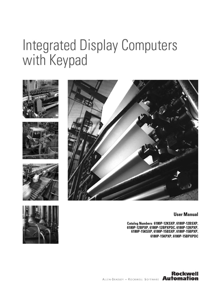 Integrated Display Computers With Keypad: User Manual | PDF | Operating System | Microsoft Windows