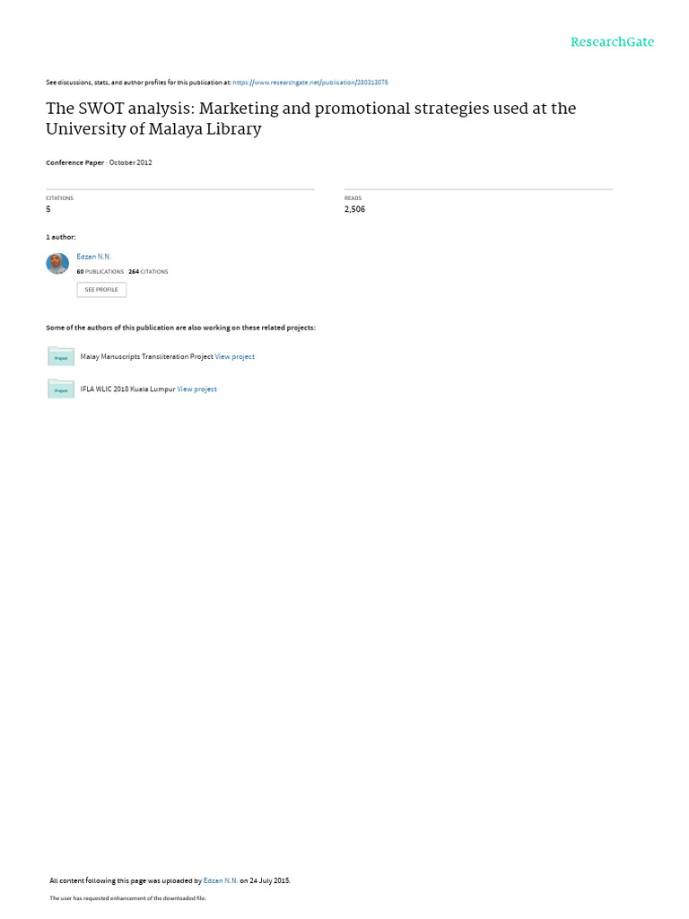 GenNEXT NEW | PDF | Libraries | Swot Analysis