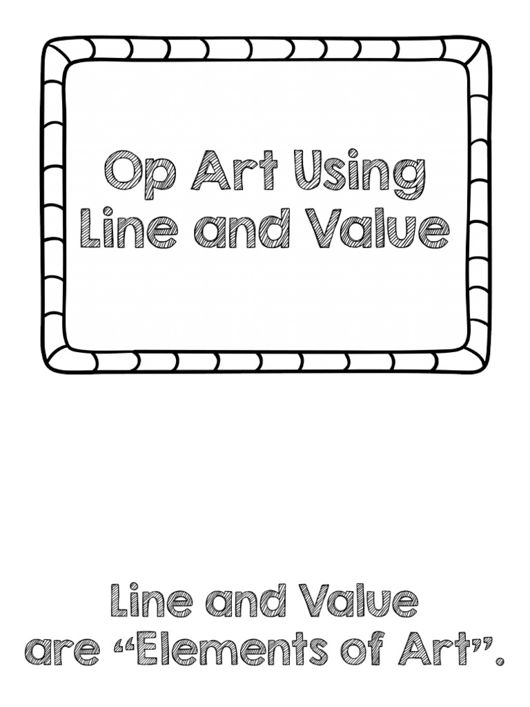 Op Art - Line & Value Presentation | PDF | Vision