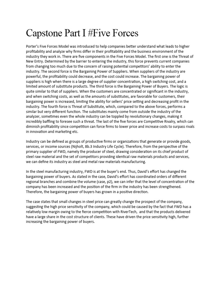 Capstone 1 | PDF | Profit (Economics) | Economies