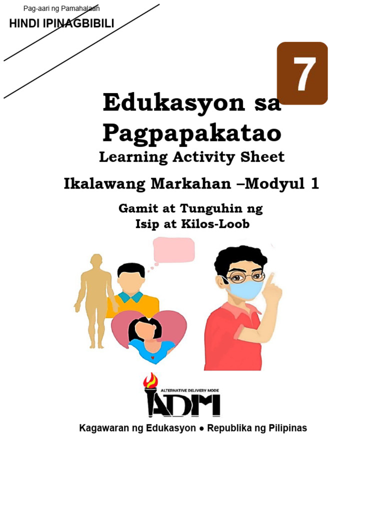 Edukasyon Sa Pagpapakatao Las q2 m1 | PDF