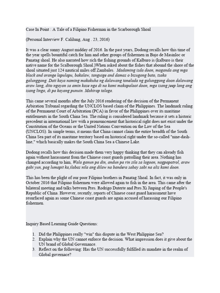 Case 1 TCW | PDF | International Relations