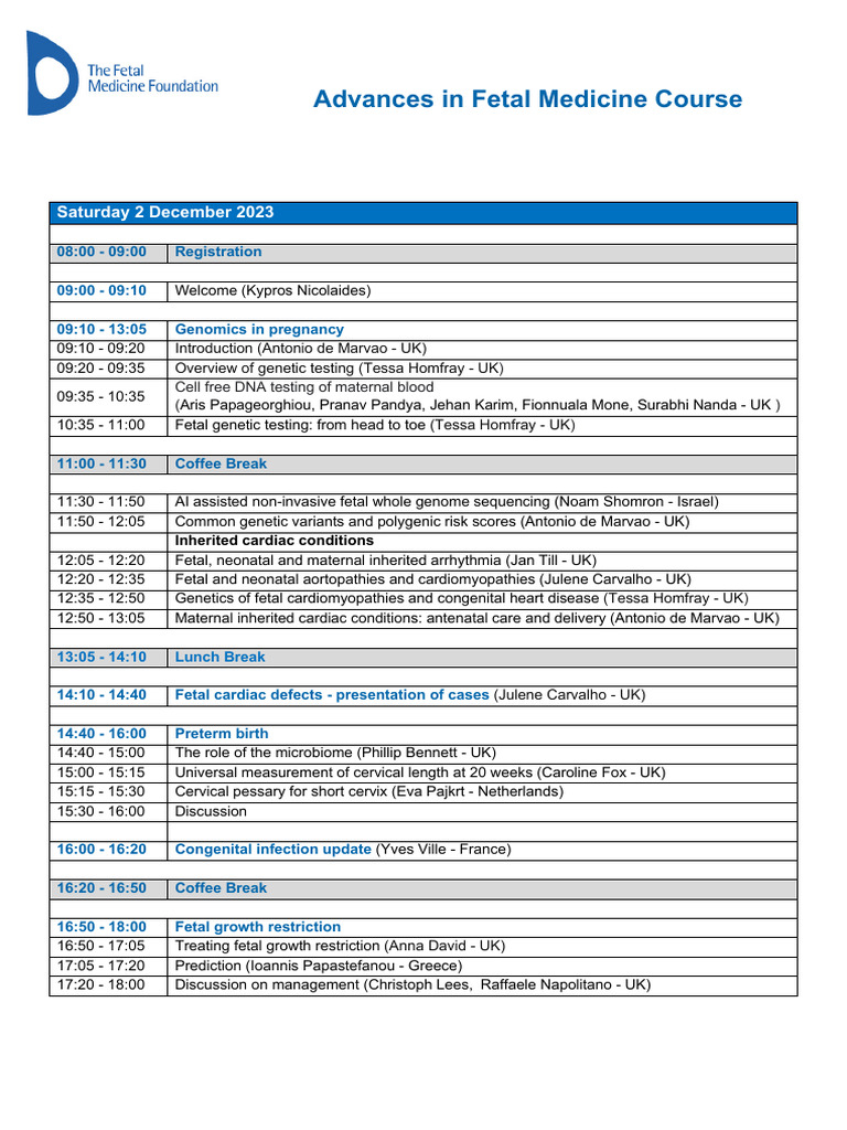 2023 FMF December Course | PDF