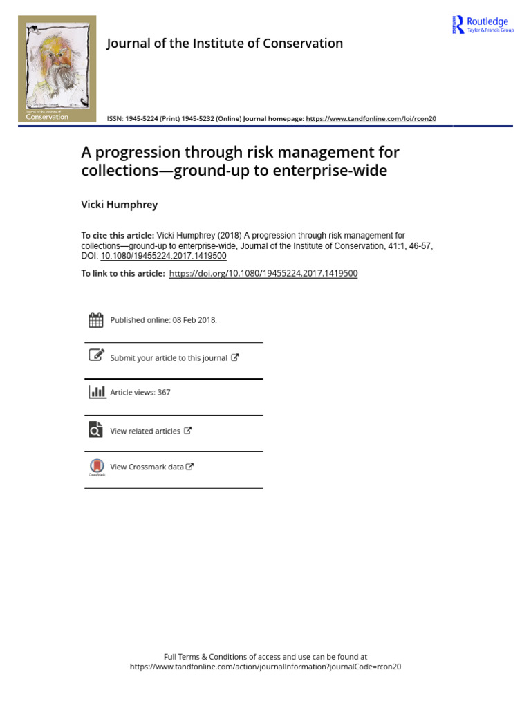 Humphrey 2018 A Progression Through Risk Management For Collections ...