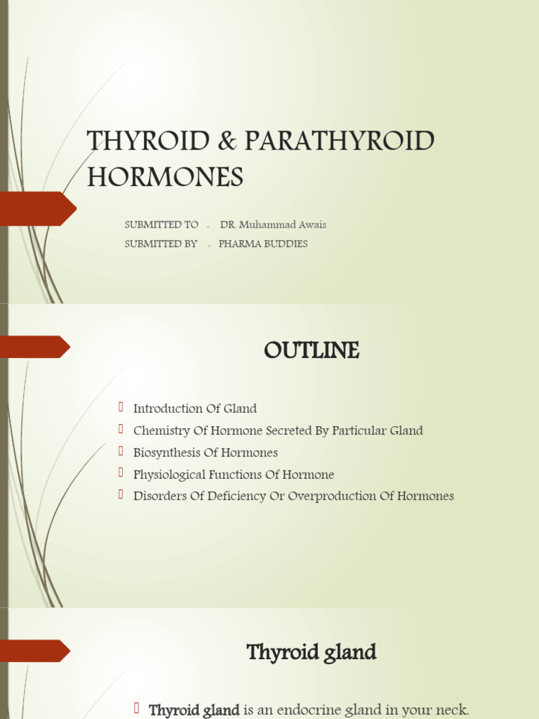 Thyroid & Parathyroid Hormones | PDF | Thyroid | Hyperthyroidism