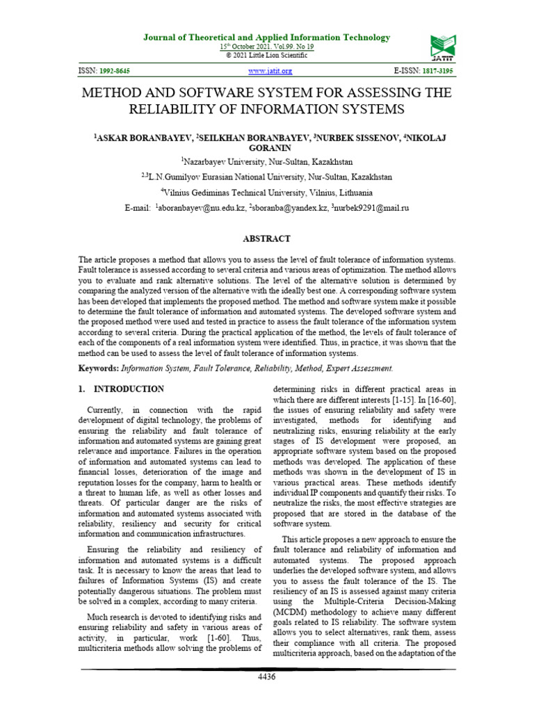1 Vol 99 No 19 | PDF | Reliability Engineering | Risk