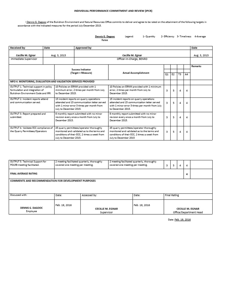 Ipcr Pdf Business