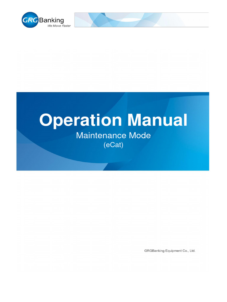 Maintenance Mode Operations - ECAT | PDF | Automated Teller Machine | Printer (Computing)