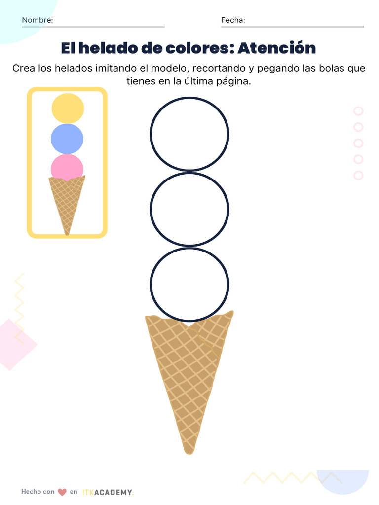 El Helado de Colores Atención Vol.1 | PDF | Atención | Neurociencia