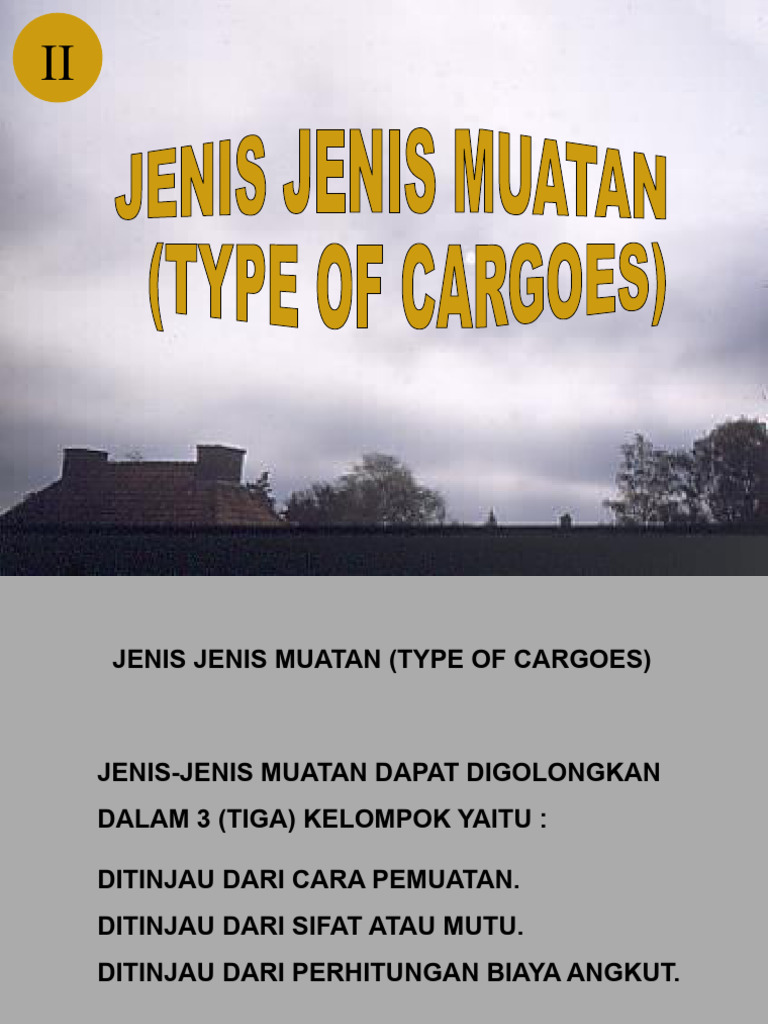 Jenis Muatan dan Stowage Factor | PDF