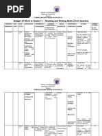 Grade 11 Reading and Writing Curriculum | PDF | Intertextuality | Semiotics