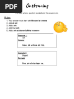 Worksheet Ontkennende Vorm | PDF