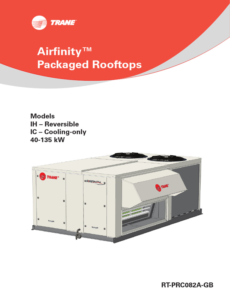 Trane Roof Top Modelo IH | PDF