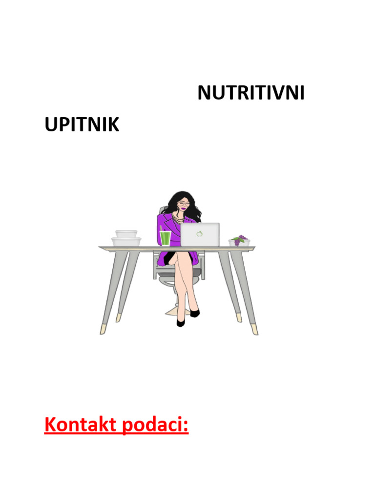 Nutritivni Upitnik Broj 1 | PDF