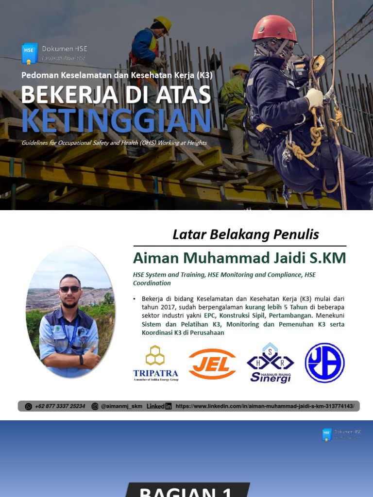 Panduan K3 Bekerja di Ketinggian | PDF