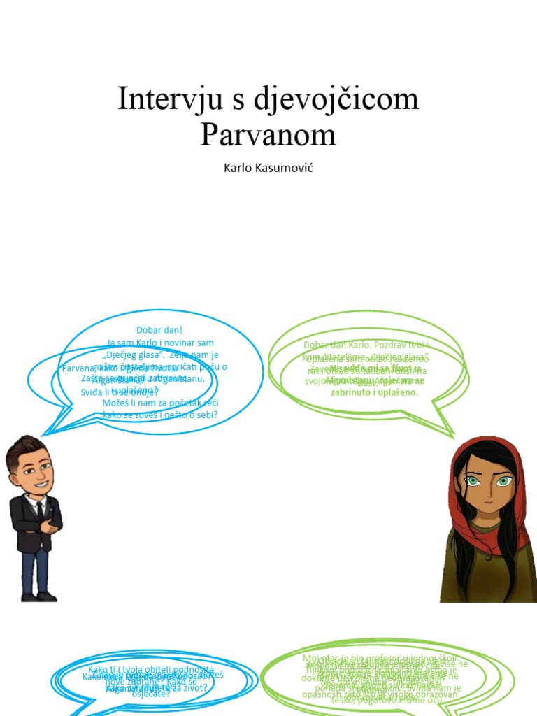 Intervju S Djevojčicom Parvanom | PDF