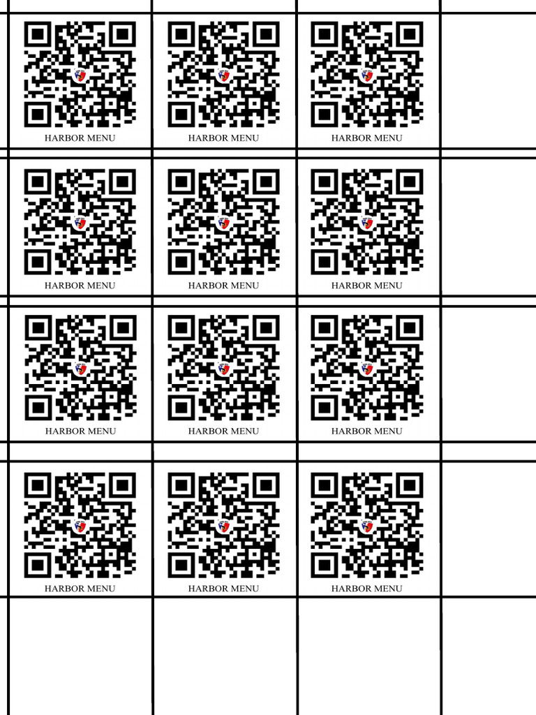 Menu Barcode | PDF