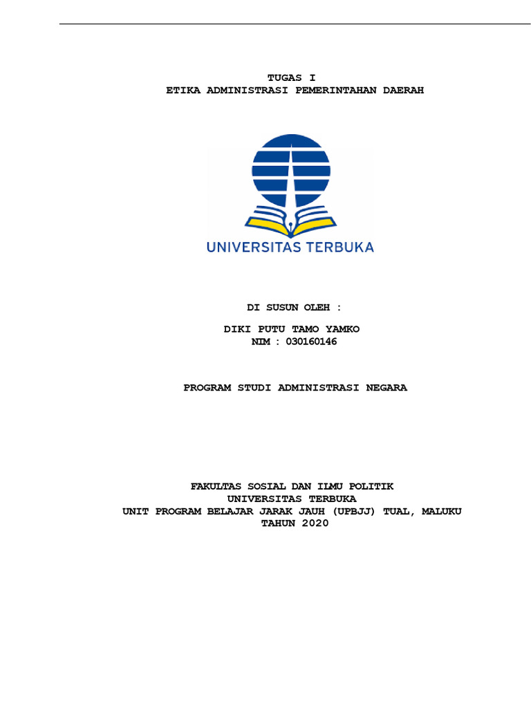 Etika Administrasi Pemerintahan | PDF