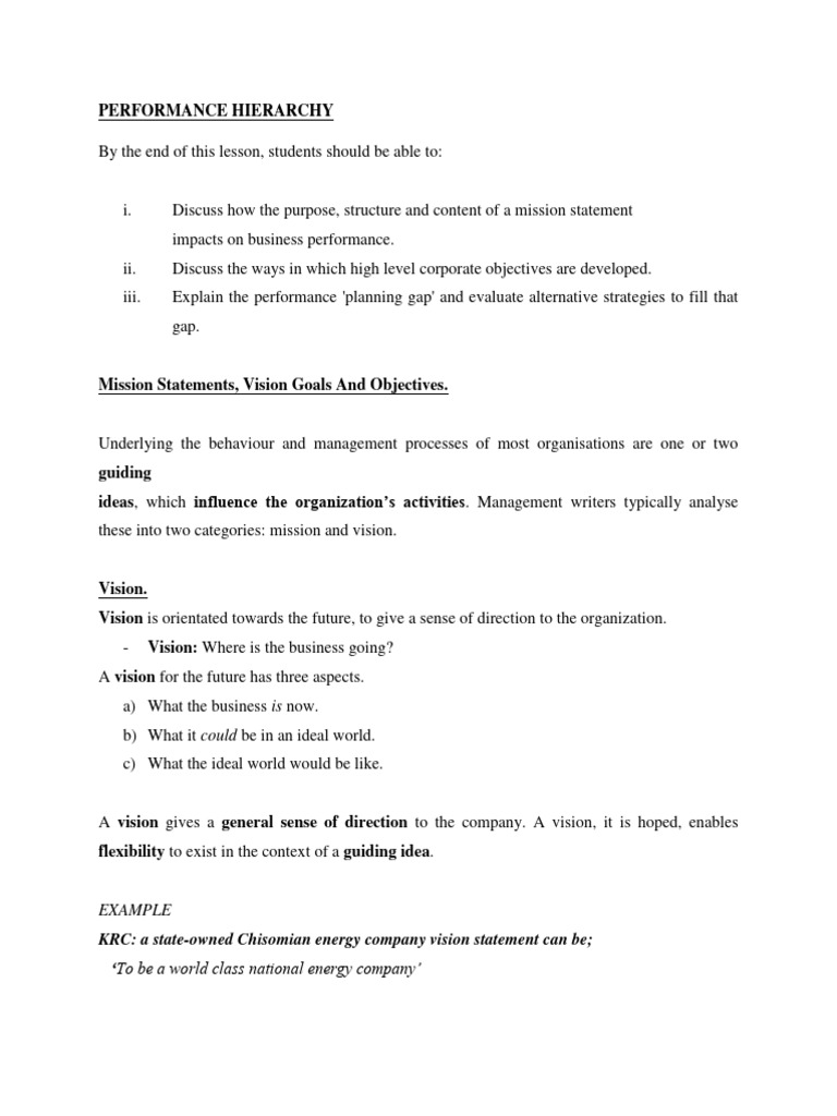05-Performance Hierarchy | PDF