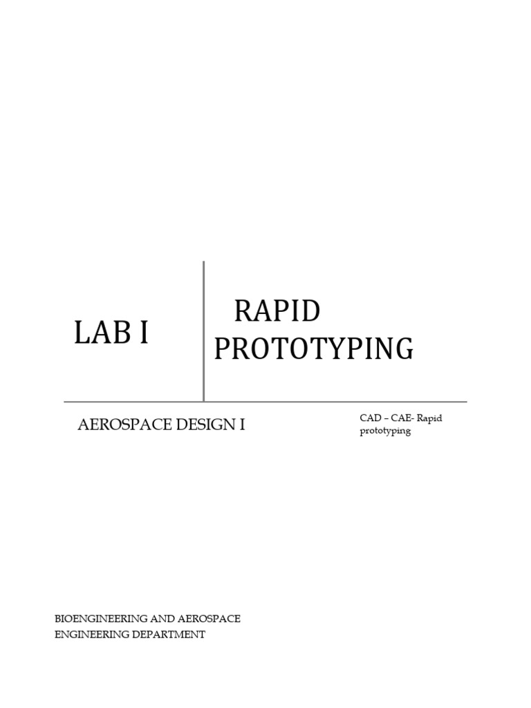 LAB 1 Rapid Prototyping | Download Free PDF | Strength Of Materials | Physical Sciences