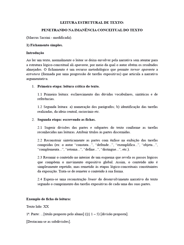 leitura-estrutural-de-texto-completo | PDF | Autor | Narrativa