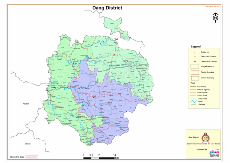 Dang District Villages Map | PDF