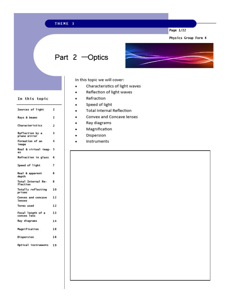 Print - Light Waves | PDF | Refraction | Optics