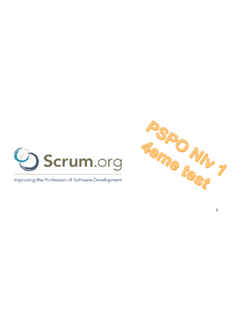 Scrum Pspo1 Test4 Correction | PDF