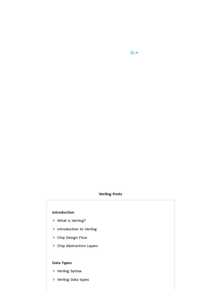Verilog Arrays And Memories Pdf