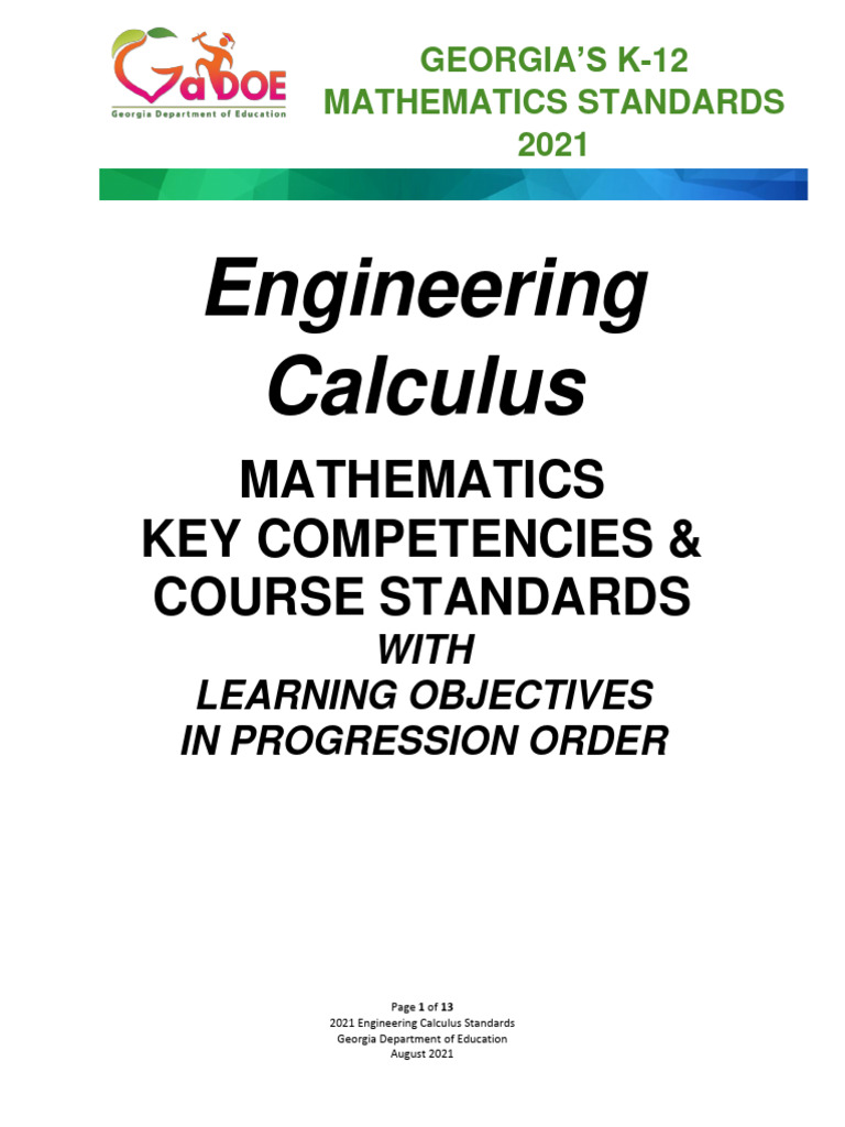 Engineering Calculus | PDF