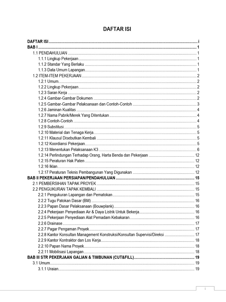 Rks Struktur Tahap 1 | PDF