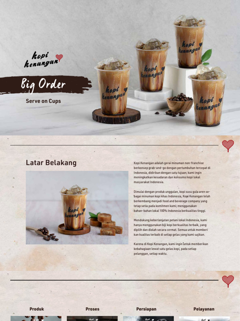 Mini Proposal Bulk Order KK Ready To Drink (Indonesia) | PDF
