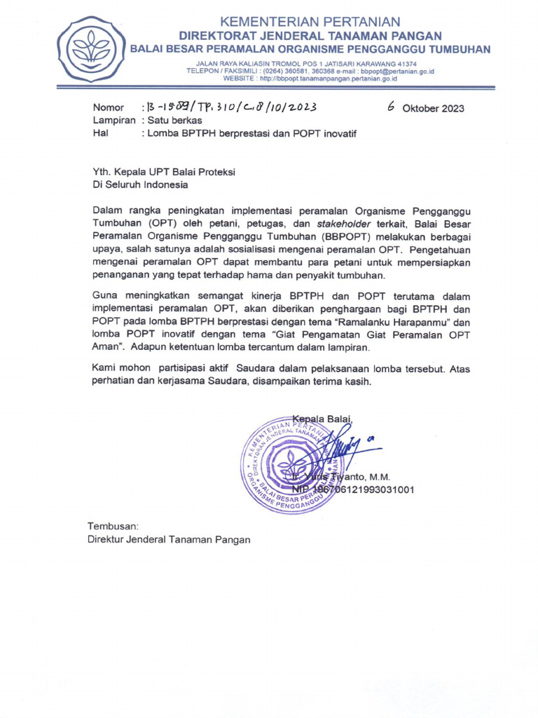 Surat Dan Juknis Lomba Untuk Dikirim | PDF Surat Dan Juknis Lomba Untuk Dikirim | PDF