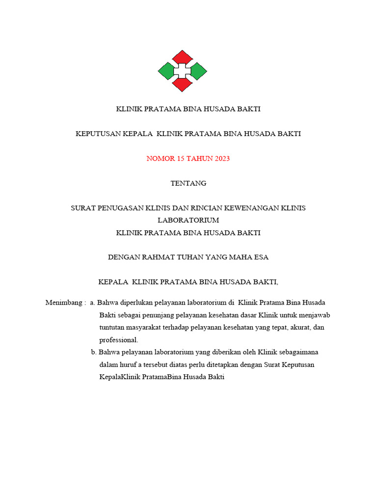 SK SPK Dan RKK Lab BHB Umi | PDF | Teknologi & Rekayasa