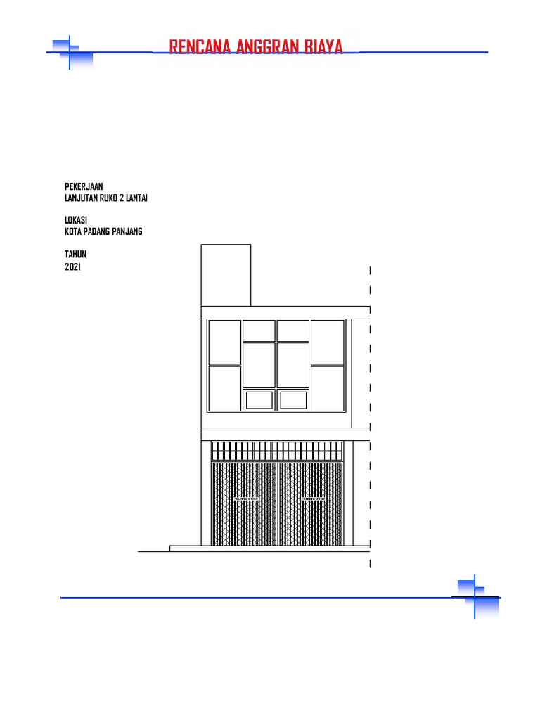 RAB LANJUTAN RUKO 2 LANTAI TOTAL | PDF