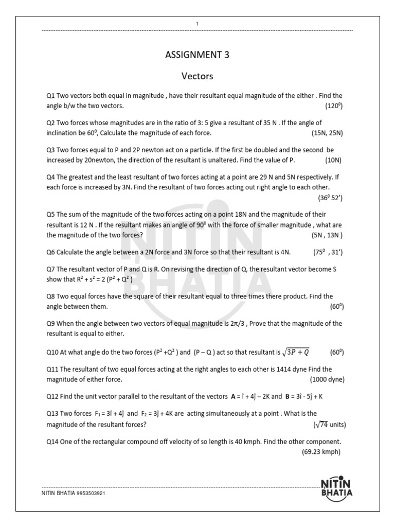 Vectors | PDF | Euclidean Vector | Force