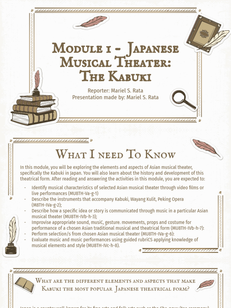 Module 1 Music | PDF | Singing | Theatre